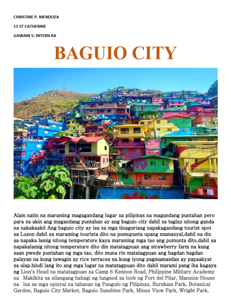 Baguio City | PDF