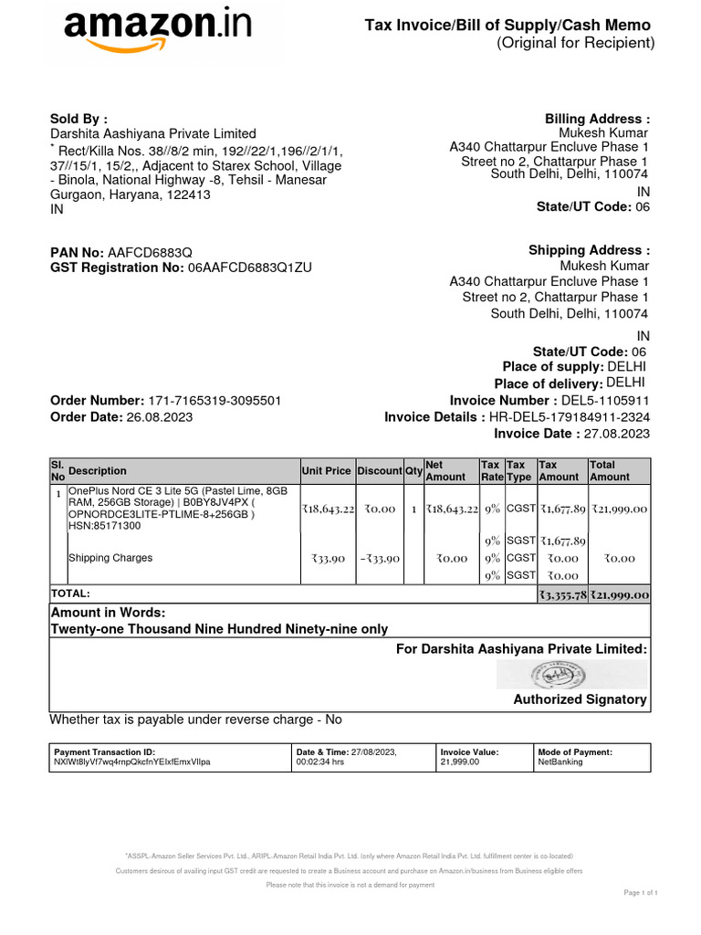 Invoice n-1 | PDF | Invoice | Market (Economics)