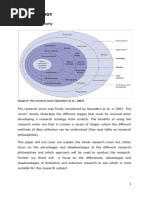 Saunders Research Onion | PDF | Inductive Reasoning | Deductive Reasoning