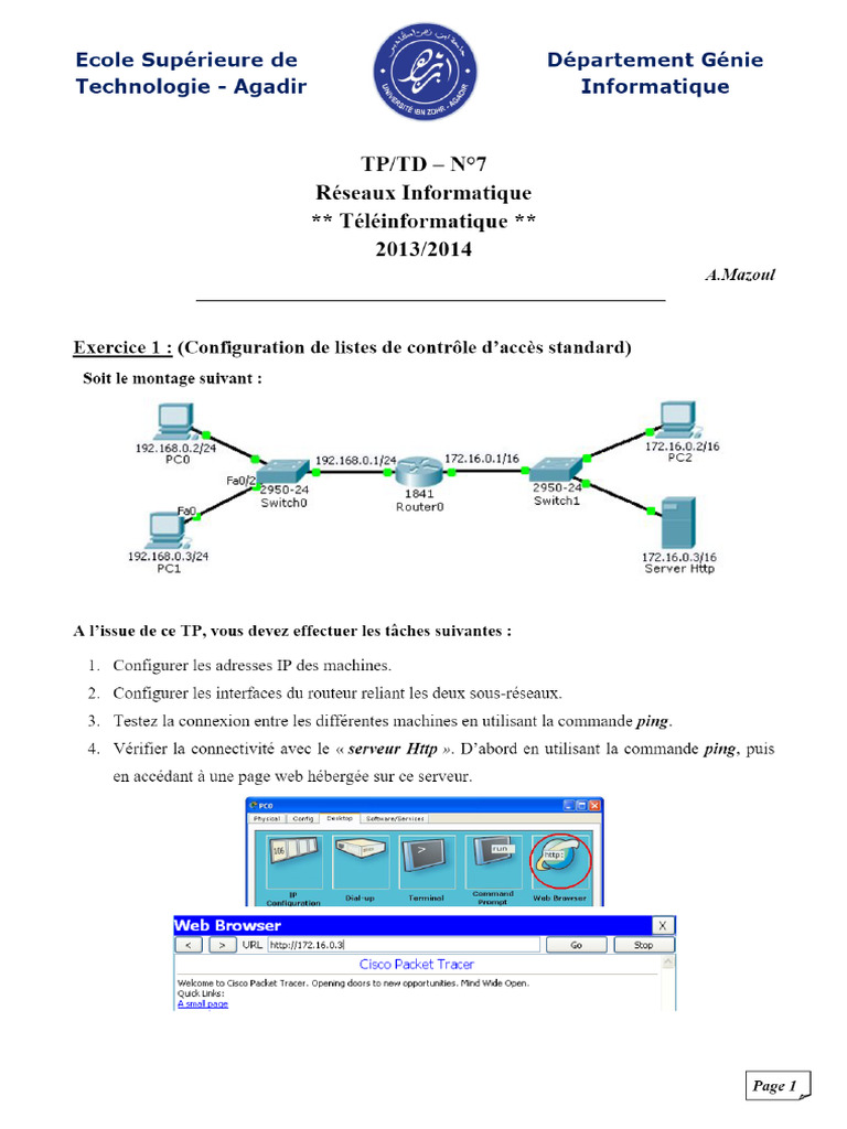 7 - TP - Acl - Toaz - Info | PDF