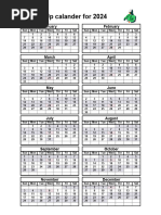 Mud-Up Calendar 2023 Overview | PDF