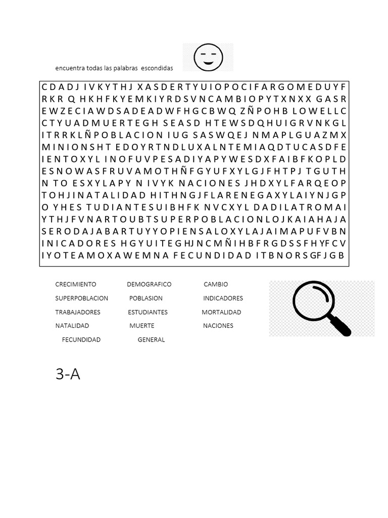 Encuentra Todas Las Palabras Escondidas | PDF