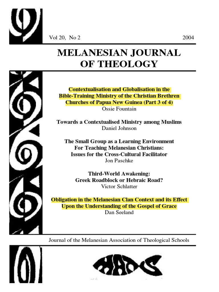 MJT 20 2 | PDF | Christian Church | Open Brethren