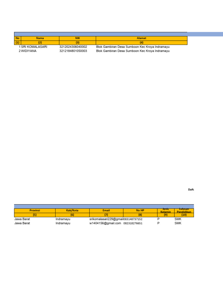 Form Penempatan BKK Agustus Tahun 2023-1 | PDF