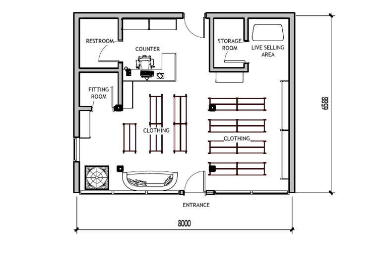 Boutique Floor Plan Layout Guide | PDF