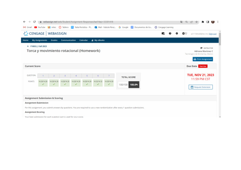Webassign Torca | PDF