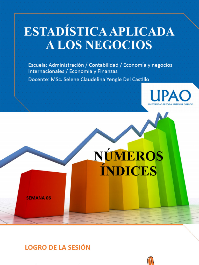 s6 - PPT - Numeros Indices | PDF | Análisis matemático | Matemáticas