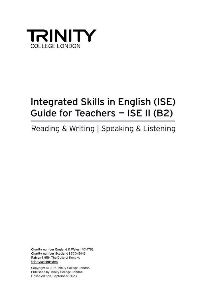 Guide For Teachers - IsE II - ONLINE | PDF | Reading Comprehension | Cognition
