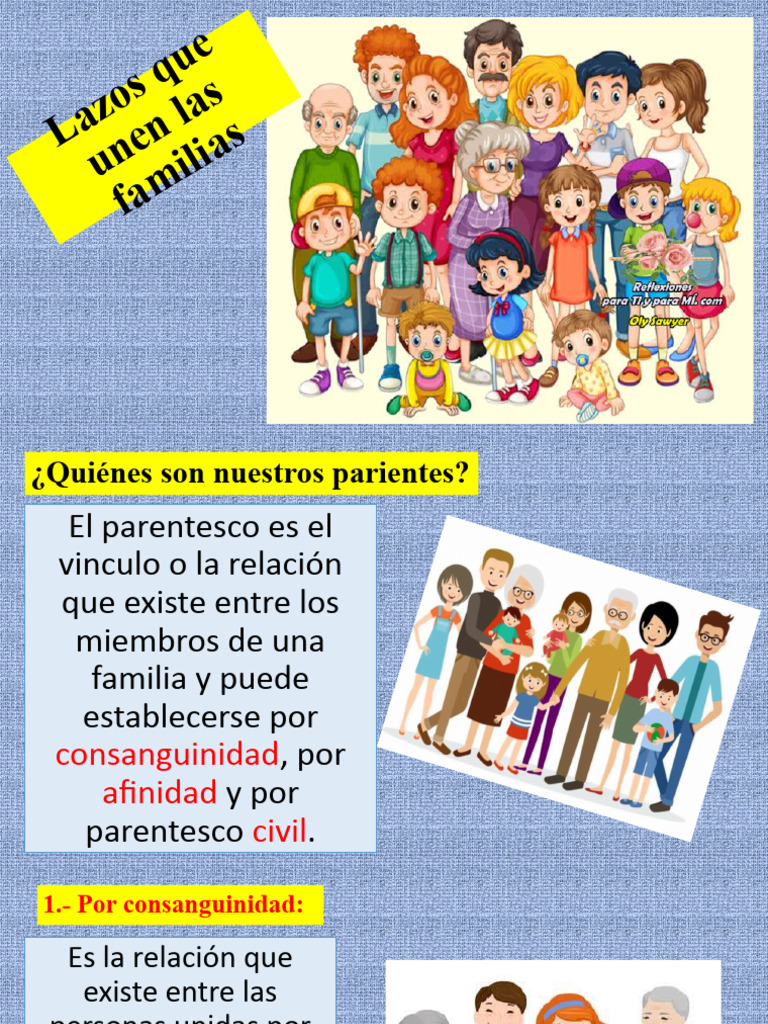 Lazos familiares y su significado | PDF