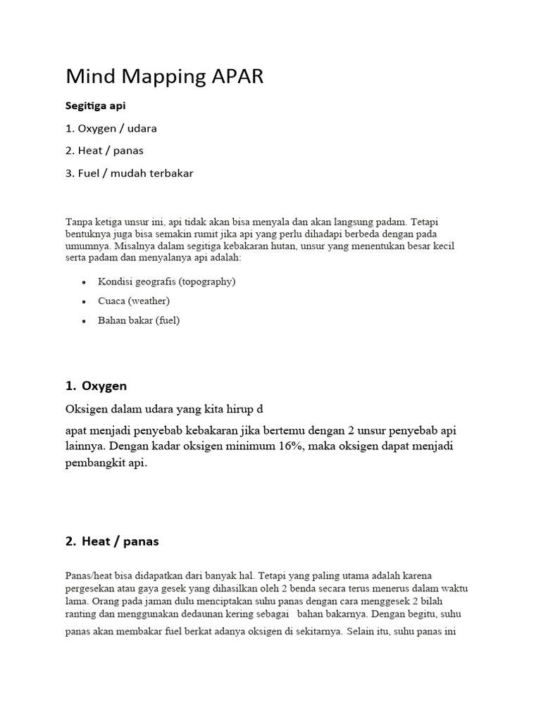 Format Mind Mapping Apar | PDF