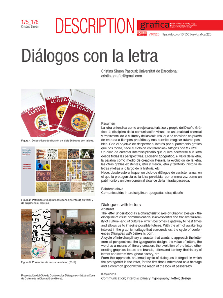 Diálogos Con La Letra | PDF | Diseño | Comunicación humana
