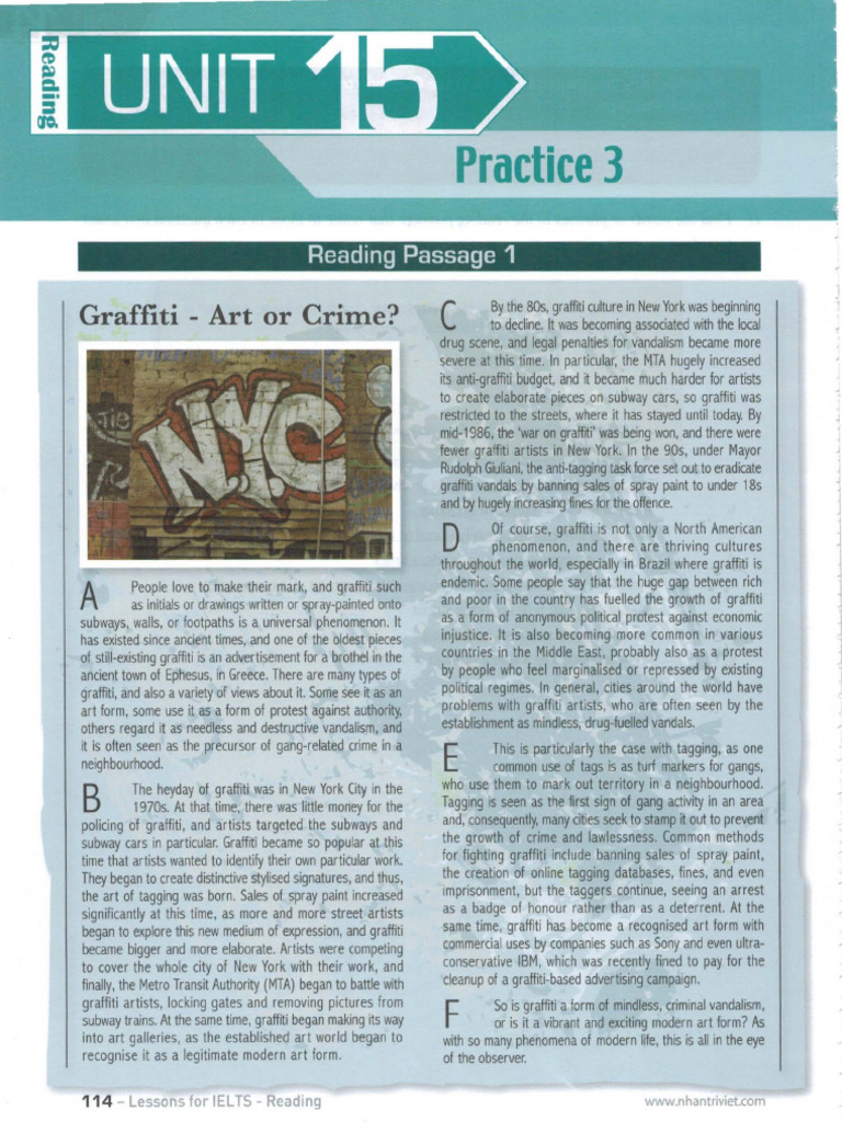 Graffiti: Art, Crime, or Protest? | PDF | Psychology | Graffiti