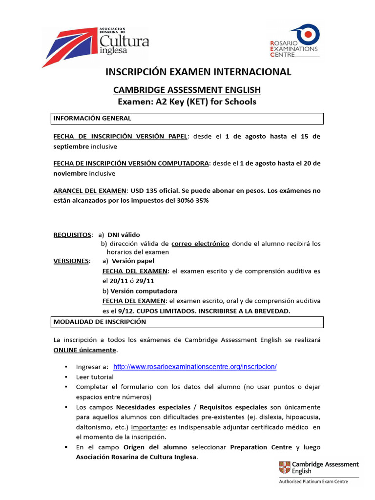 A2 - Key - KET - FS - Docx 2 | PDF | Transferencia bancaria | Bancario