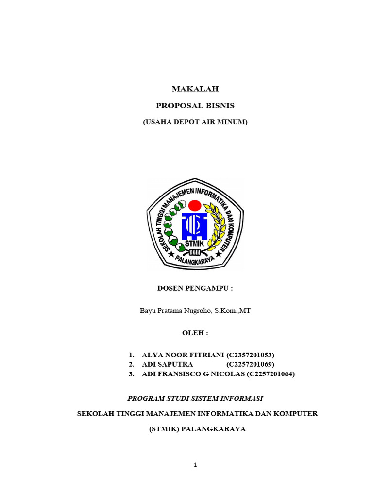 Uts Proposal Bisnis | PDF