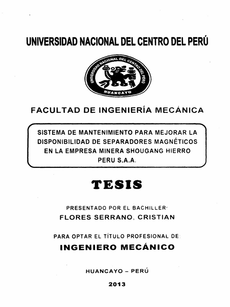 Temec 11 | PDF | Ingeniería de confiabilidad | Perú