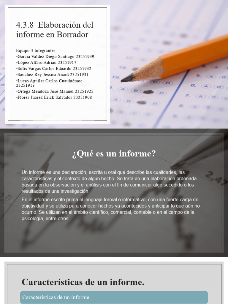 4.3.8 Elaboracion Del Informe en Borrador | PDF | Escritores | Información