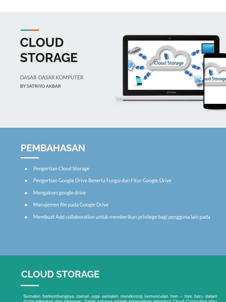 Cloud Storage | PDF
