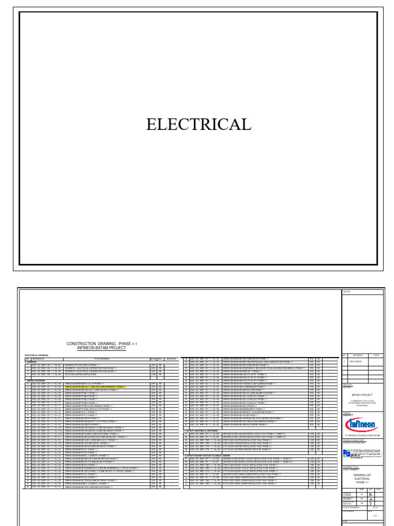 Electrical - Infineon Batam3 | PDF | Electrical Wiring | Electrical Components