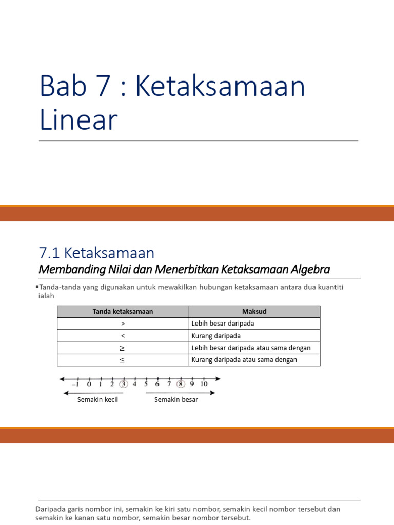Mathematics Form 1 (BM) - Chapter 7 | PDF
