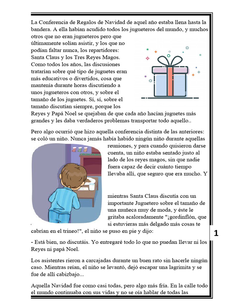 Cuento 1 - Regalos de Navidad | PDF | Papá Noel