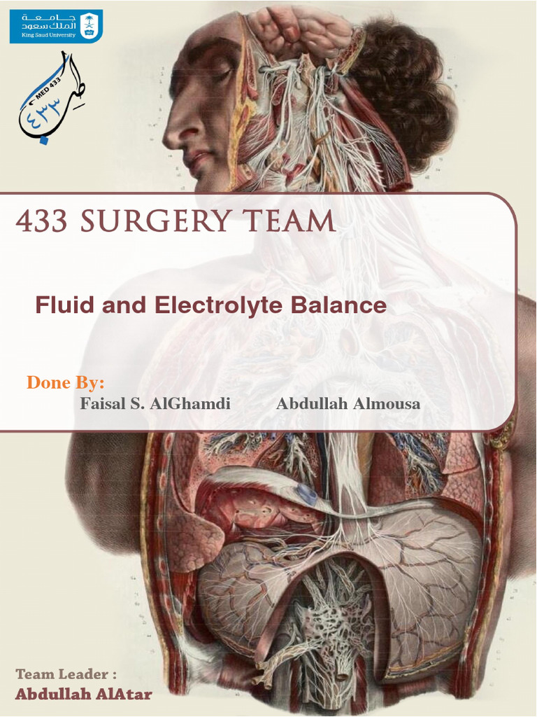 Fluid & Electrolytes Balance New | PDF | Diseases And Disorders ...