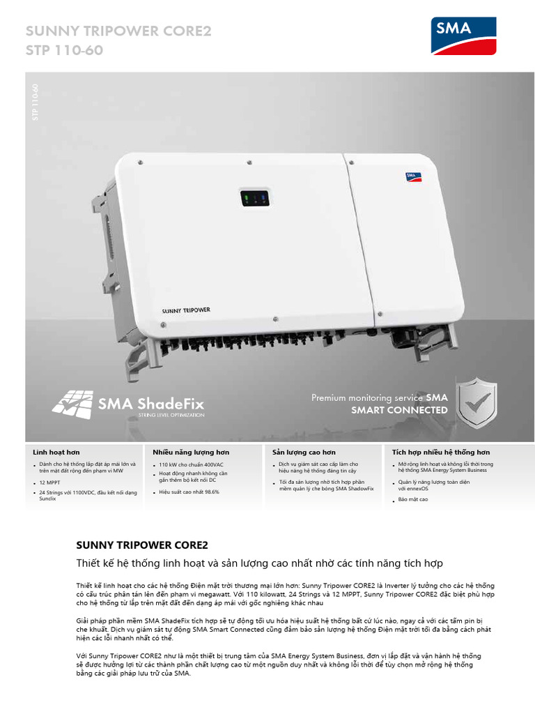 Sunny Tripower Core2 110kw TV | PDF