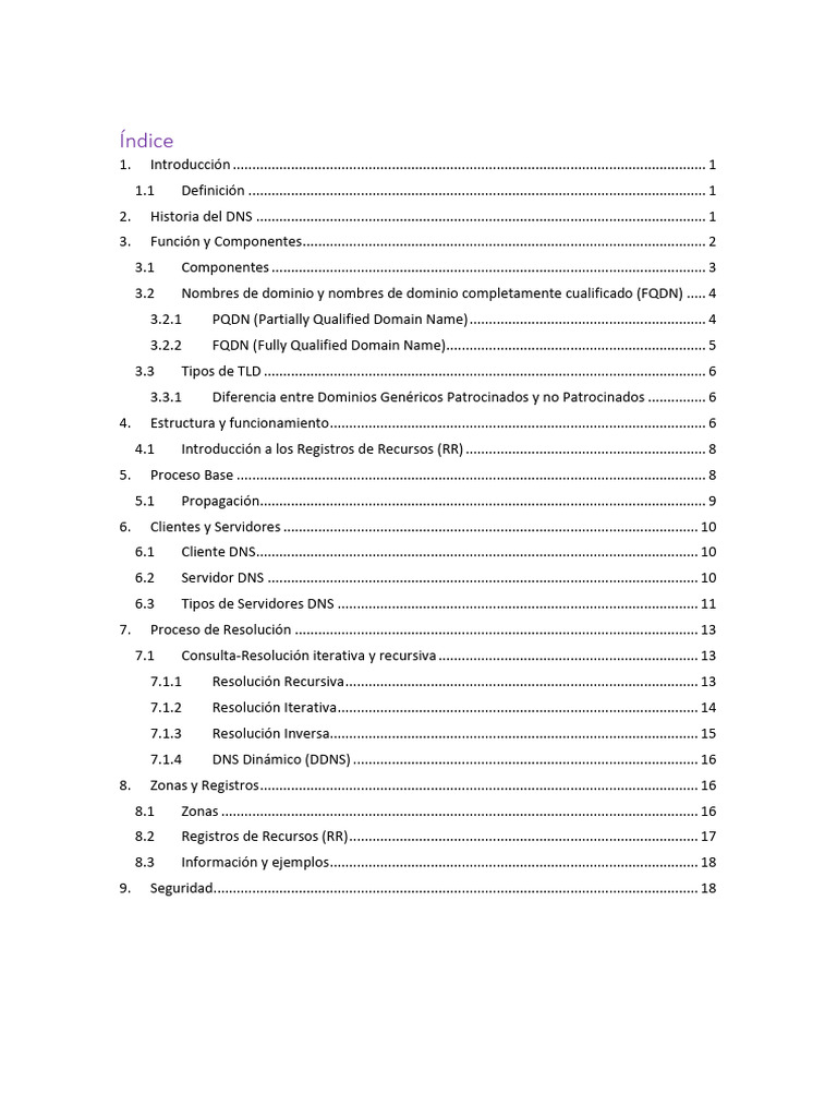 RESUMEN - Tema 3 DNS Redes | PDF | sistema de nombres de dominio | Servidor web