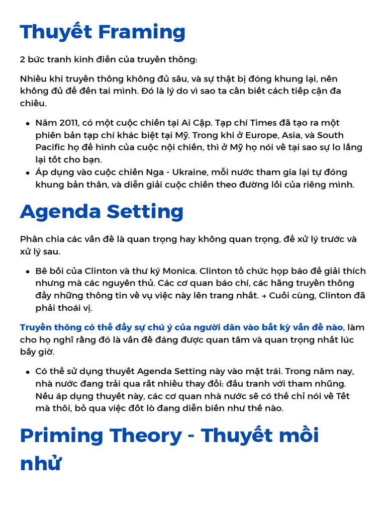 Thuyết Framing | PDF