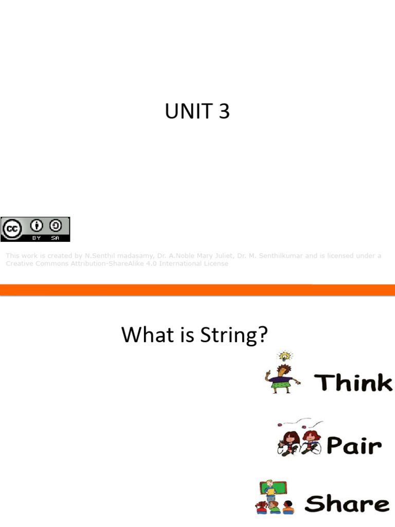 Unit Iii1 Pdf String Computer Science Method Computer Programming
