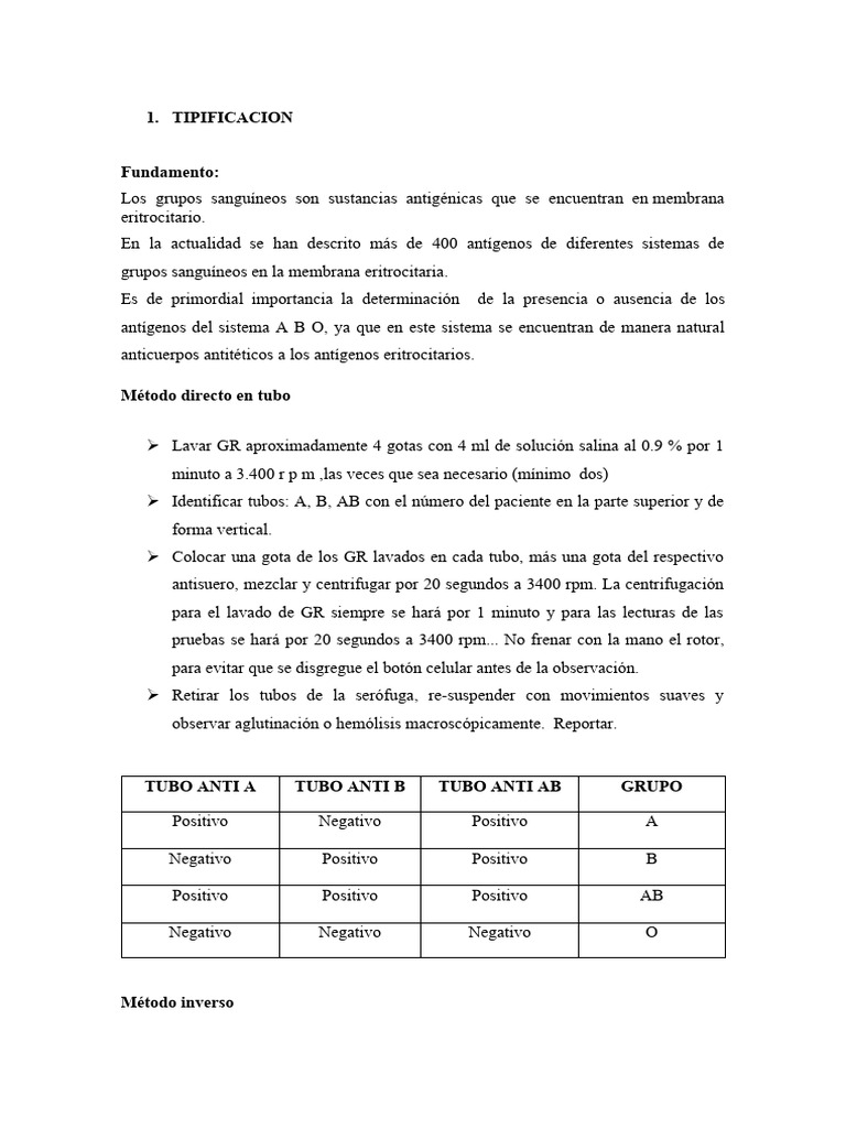 Tipificación Sanguínea y Anticuerpos Irregulares | PDF | Anticuerpo | Tipo de sangre