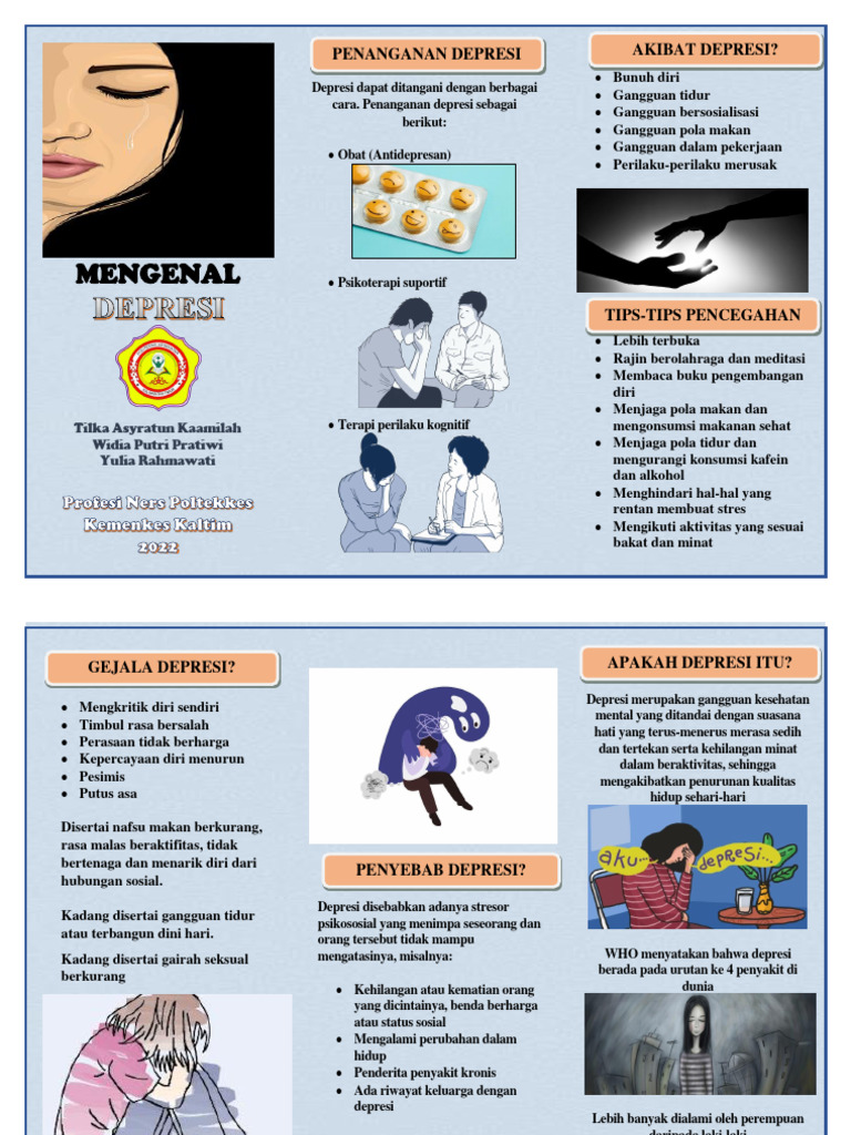 Leaflet Mengenal Depresi | PDF