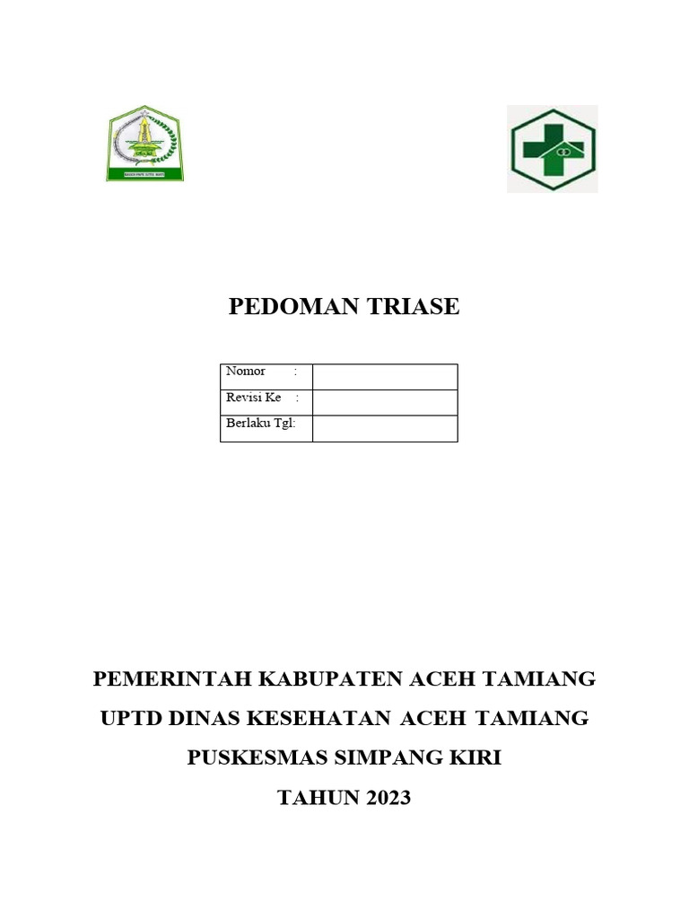 Pedoman Triase | PDF