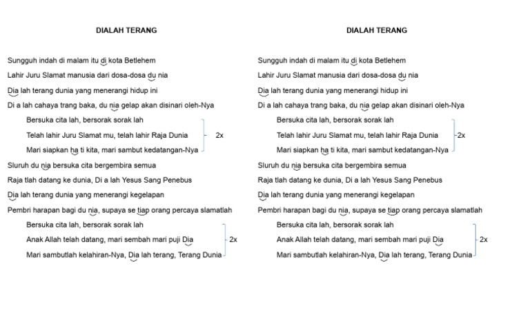Dialah Terang | PDF