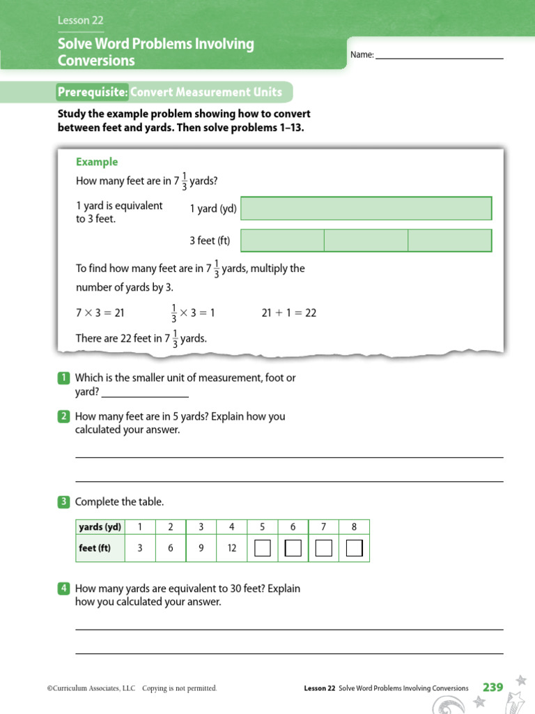 5th Grade Digital Learning Measurement Days 5 - 8 | PDF | Foot (Unit ...