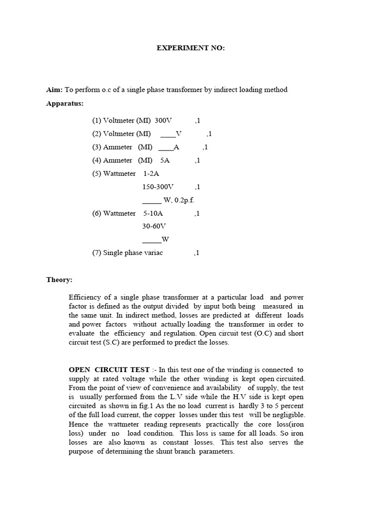 BEE - Lab Manual 9 & 10 | PDF | Transformer | Electronic Engineering
