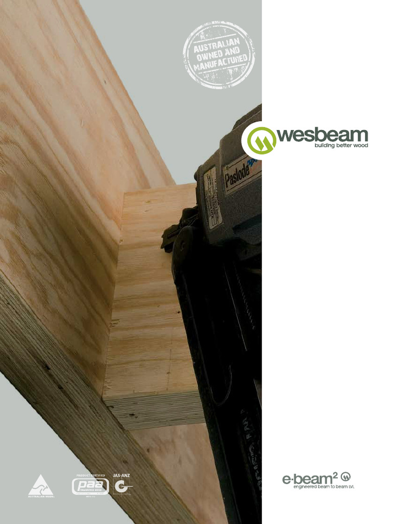 E-Beam2 Strutting Beam Selection Guide | PDF | Lumber | Beam (Structure)