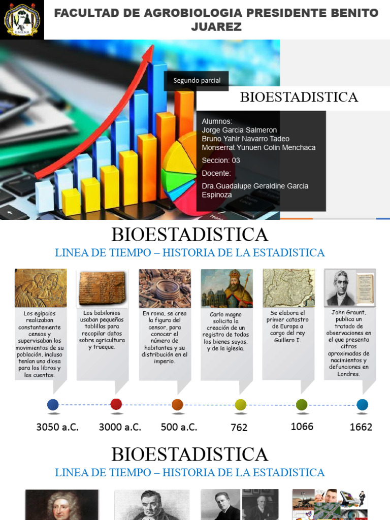 Linea Del Tiempo Historia De La Estadistica Pdf Estadísticas