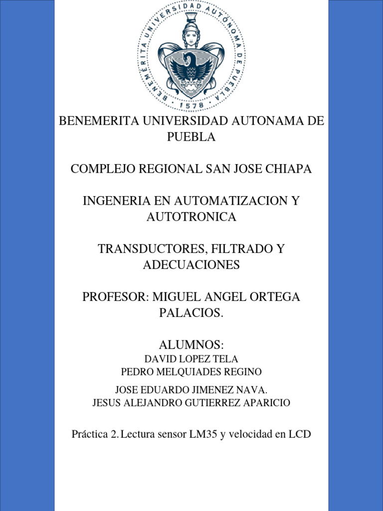 Reporte 2 LM35, LCD VSO | PDF | Sensor | Pantalla de cristal líquido