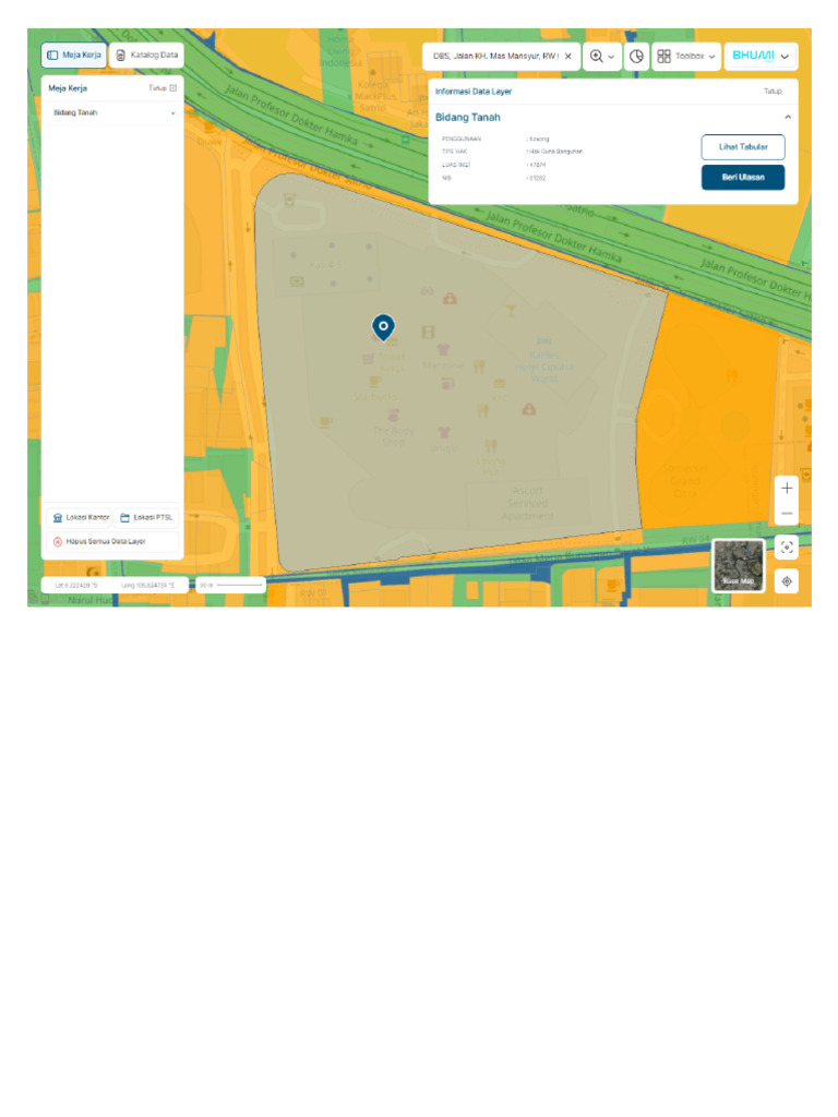 Screencapture Bhumi Atrbpn Go Id Peta 2023 10 13 12 - 51 - 08 | PDF