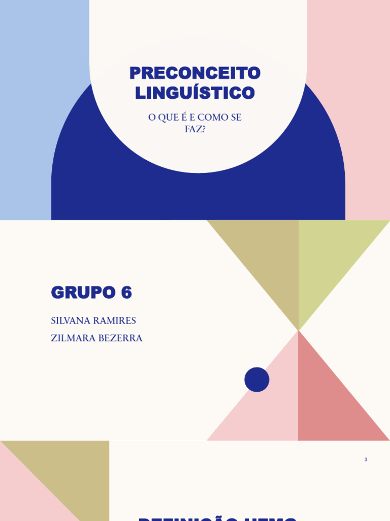 Preconceito Linguístico | PDF | Linguística | Gramática