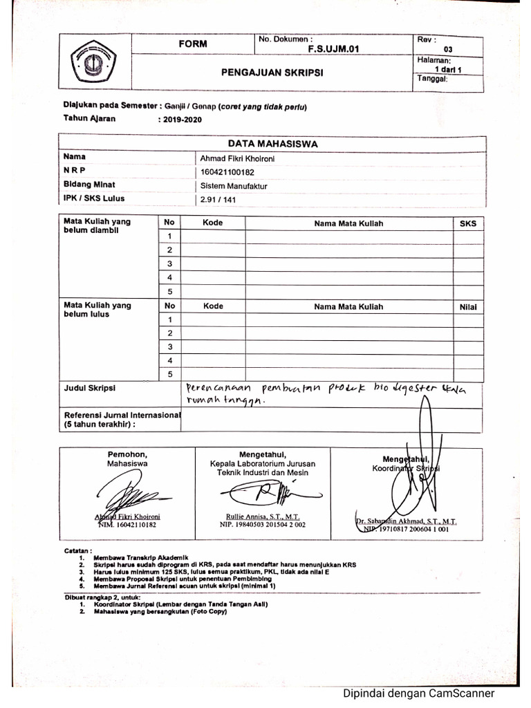 Form 1, 2, 3, 5 | PDF