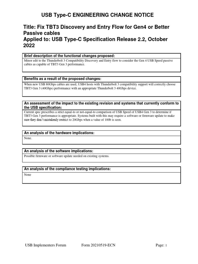 USB Type-C R2.2 ECN - Fix TBT3 Discovery and Entry Flow For Gen4 or ...