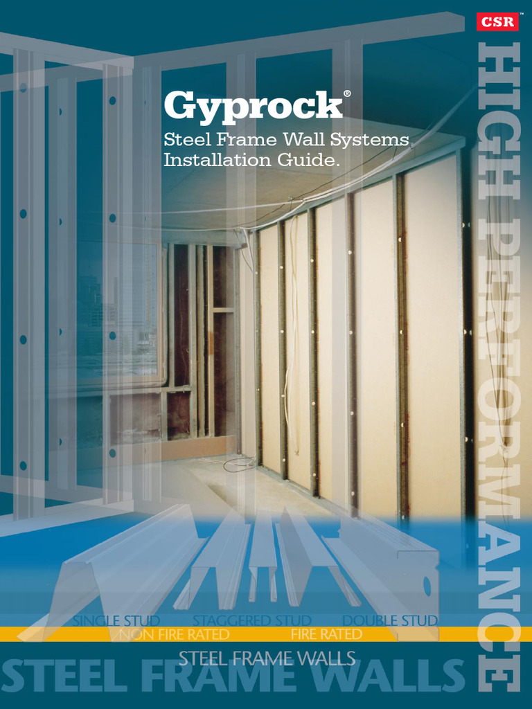 GUIDE - CPN35 Fibres (AU, Gyprock, 2002) | PDF | Drywall | Wall