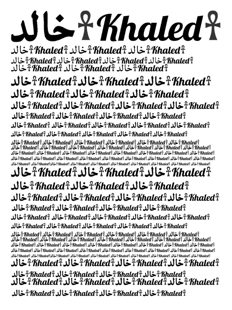 Khaled para Imprimir | PDF