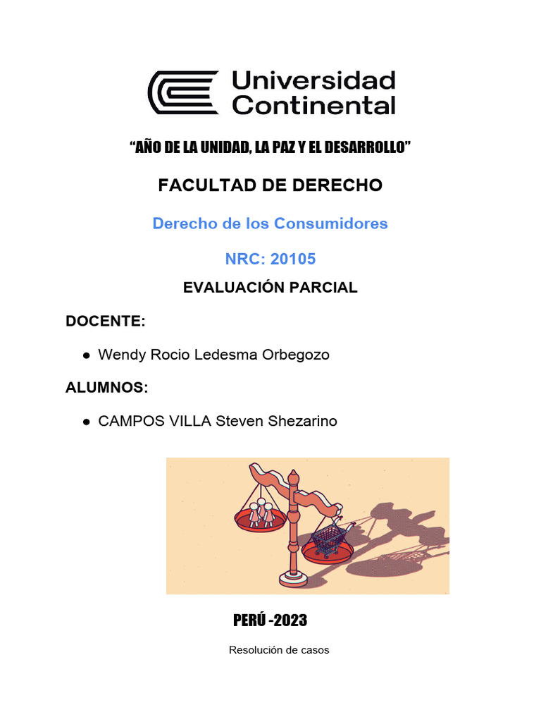 PA2 Campos Steven | PDF | Los consumidores | Protección al Consumidor