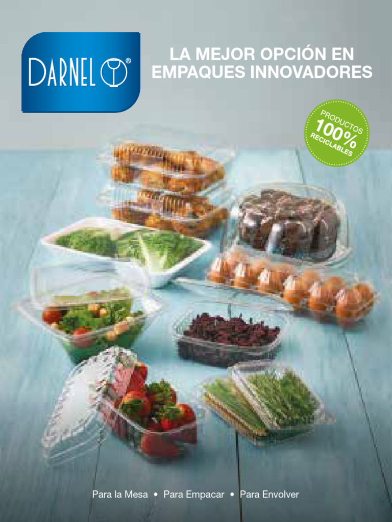Empaques Desechables Darnel Innovadores | PDF | Cartón | Papel
