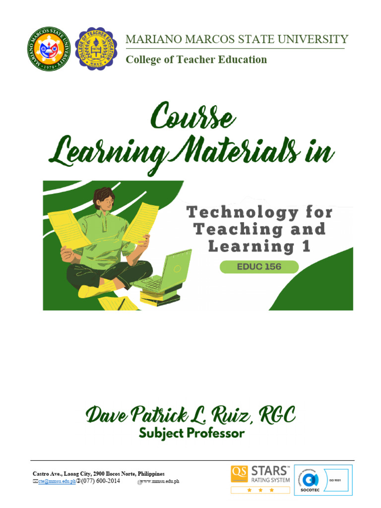 Course Learning Material Lesson 1. Understanding The Basic Concepts of ... Course Learning Material Lesson 1. Understanding The Basic Concepts of ...