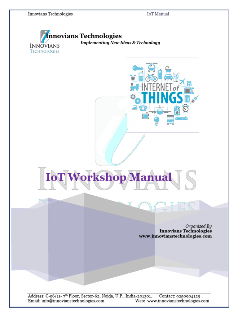 IoT Workshop Tutorial-NodeMCU | PDF | Arduino | Manufactured Goods