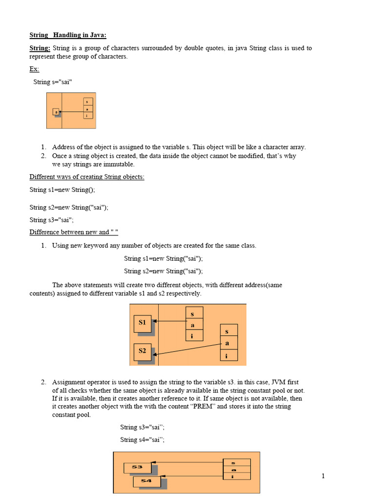 Strings | PDF | String (Computer Science) | Class (Computer Programming)