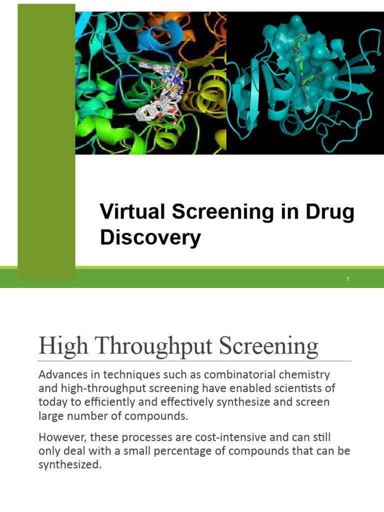 Virtual Screening in Drug Discovery | PDF | Docking (Molecular) | Drug ...